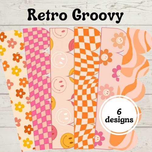 Retro Groovy Classroom Decor Bundle For Bulletin Board Etsy