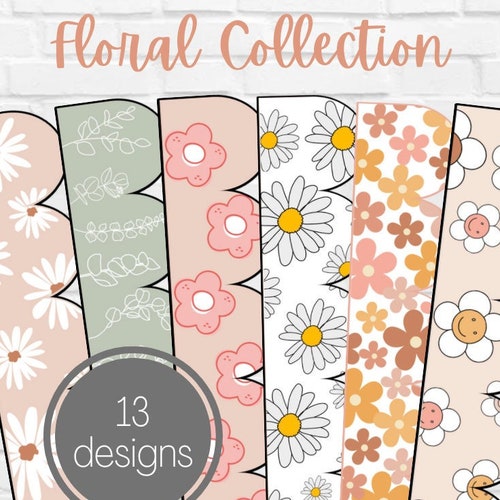 BULLETIN BOARD BORDERS Pastels Collection Classroom - Etsy