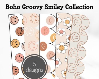 Halloween Bulletin Board Printable Borders Halloween - Etsy