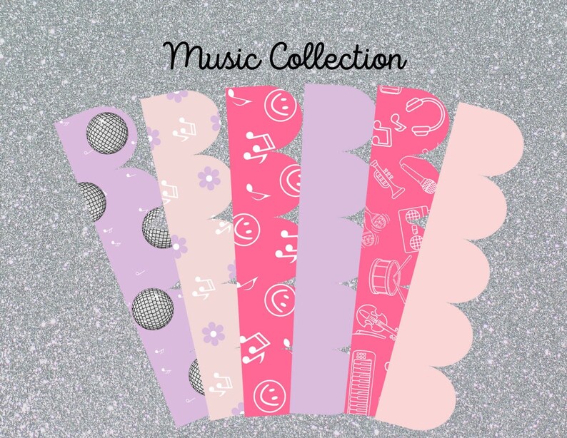 Music Teacher Bundle | Printable Classroom Bulletin Board Borders - Etsy