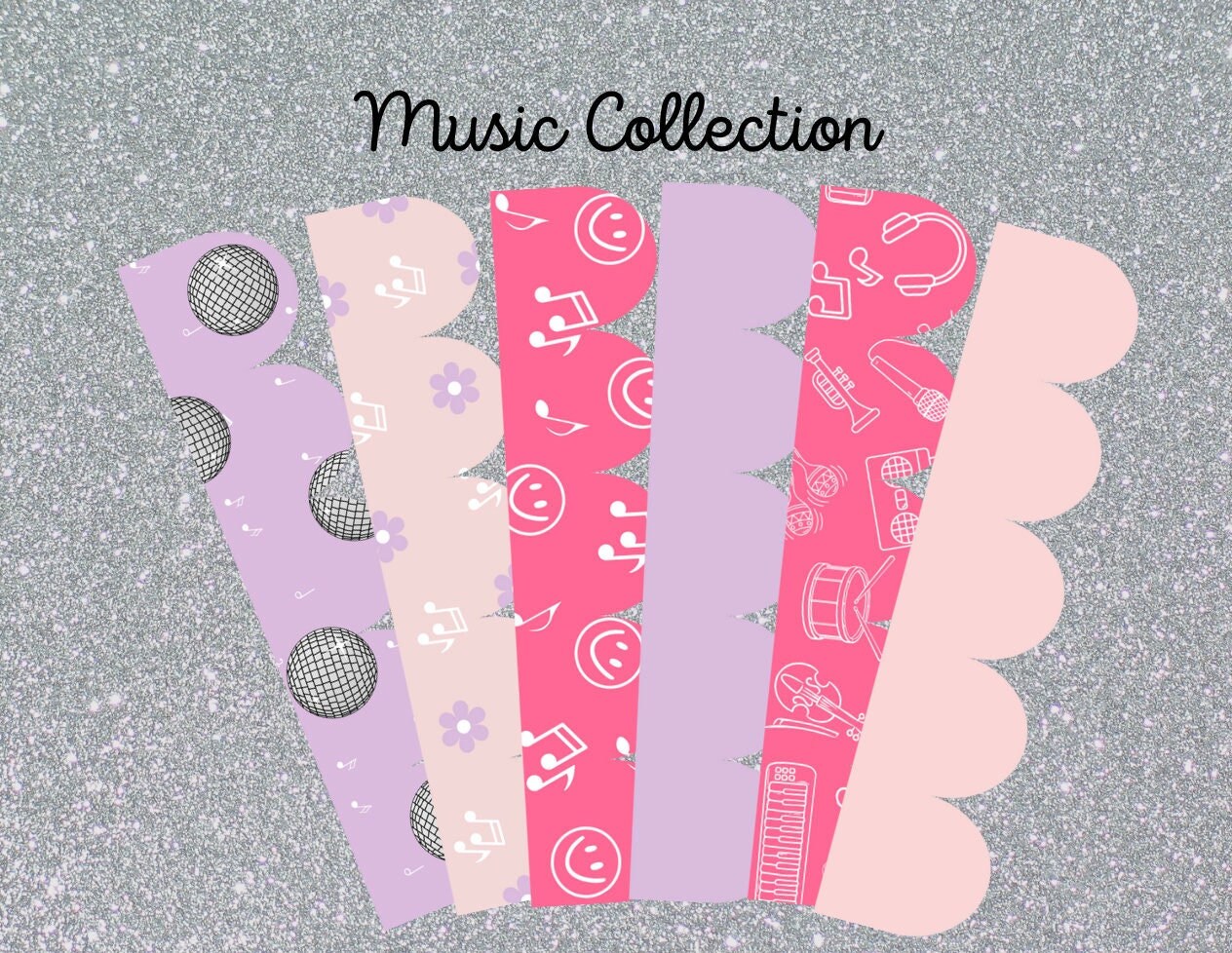Music Teacher Bundle Printable Classroom Bulletin Board Borders - Etsy
