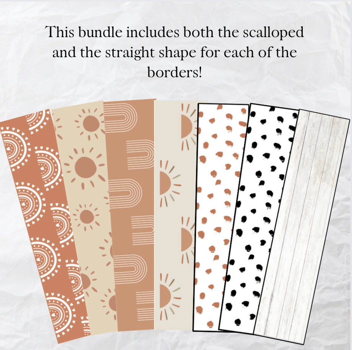 Modern Boho Bundle | Printable Classroom Bulletin Board Borders - Etsy