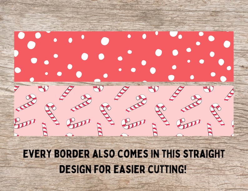 Christmas Border Bundle | Printable Classroom Bulletin Board Borders - Etsy