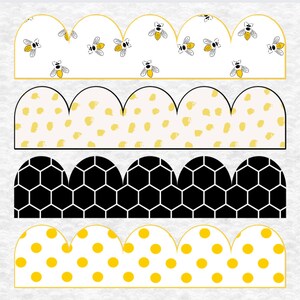 Bumble Bee Collection | Bulletin Board Borders Digital Download - Etsy