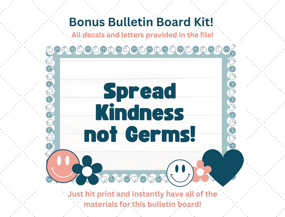 School Nurse Bundle | Printable Bulletin Board Borders + Bonus Bulletin ...