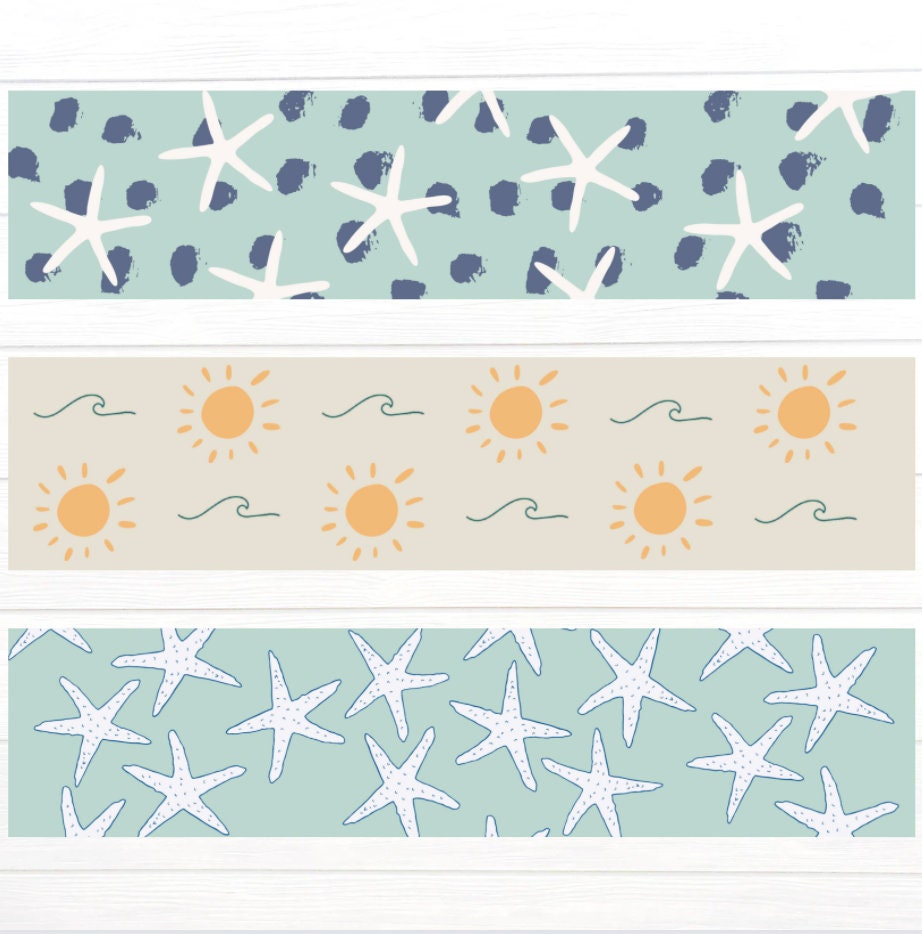 Beach Bundle | Classroom Bulletin Board Borders - Etsy