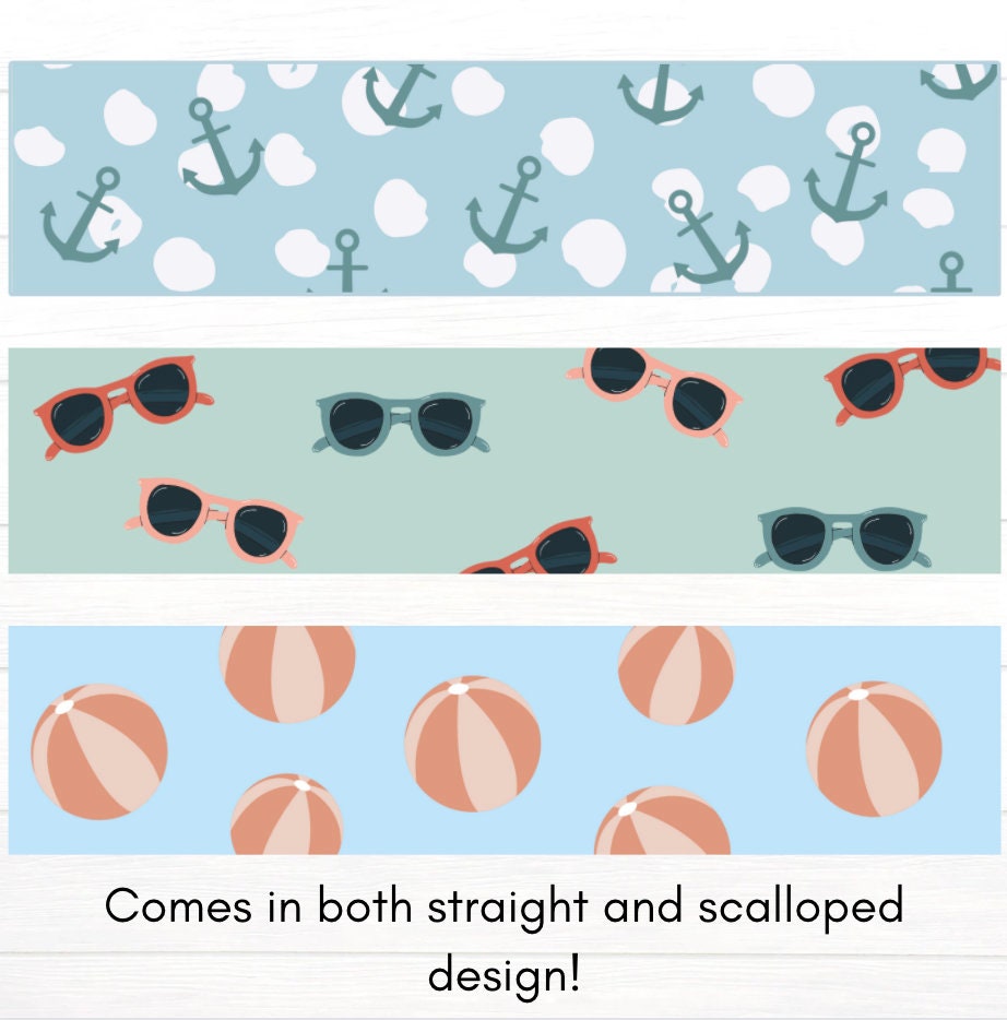 Beach Bundle | Classroom Bulletin Board Borders - Etsy