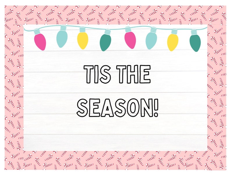 Christmas Border Bundle | Printable Classroom Bulletin Board Borders - Etsy