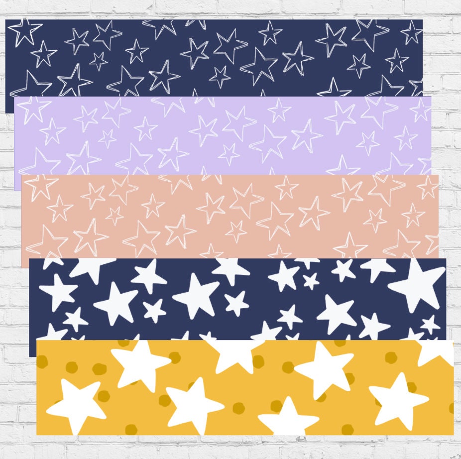 Stars Collection | Bulletin Board Border Digital Download - Etsy