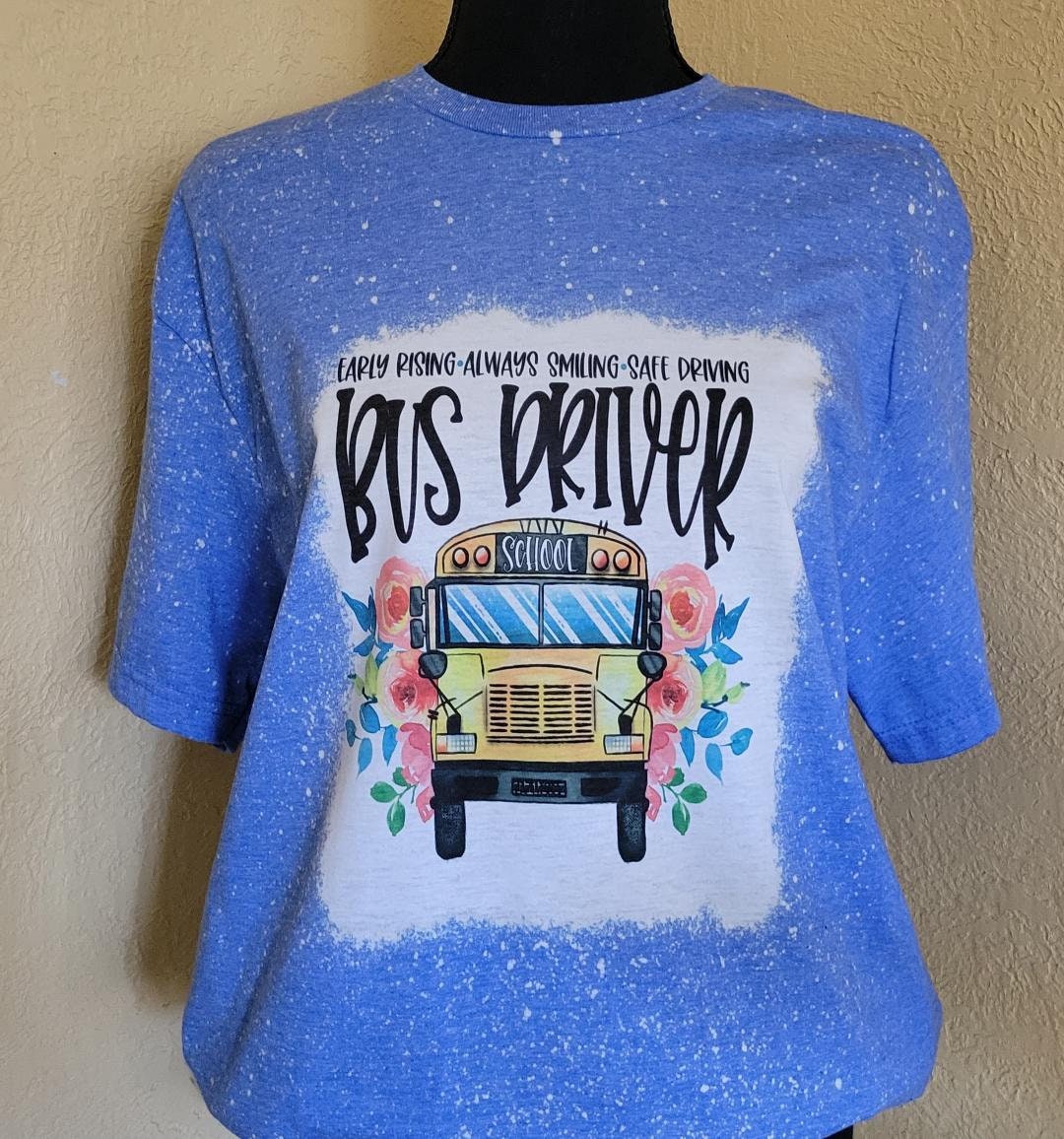 Bus Driver/school Bus Sublimation Shirt - Etsy