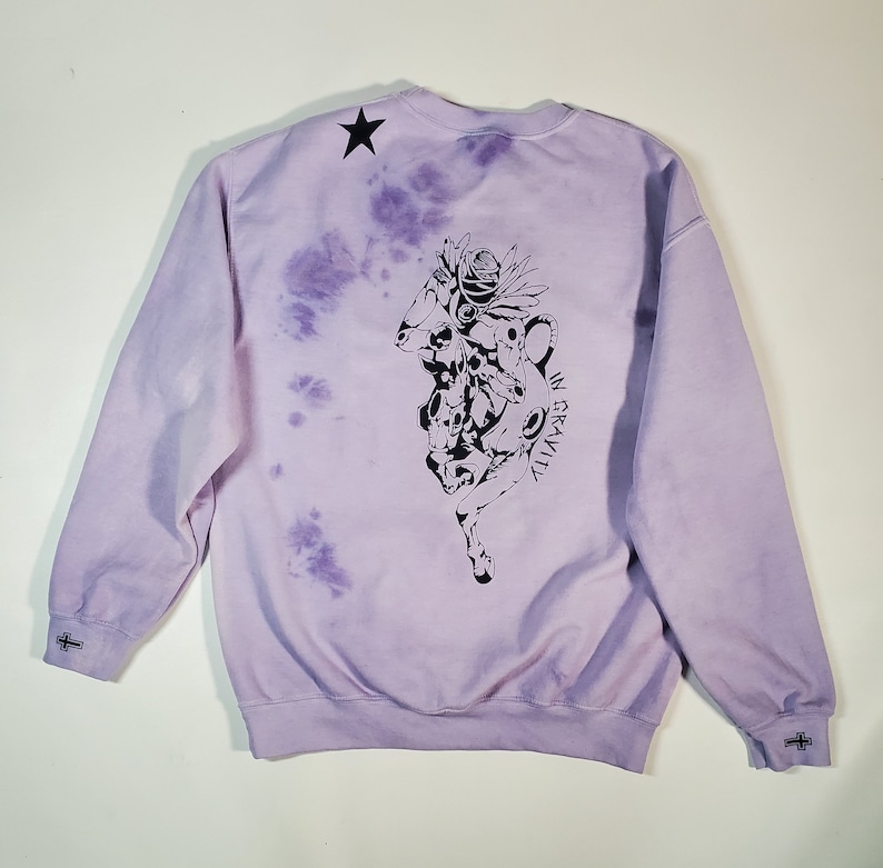 Pucci Gravity Made in Heaven Purple Bleach Wash Dyed Sweatshirt - Etsy