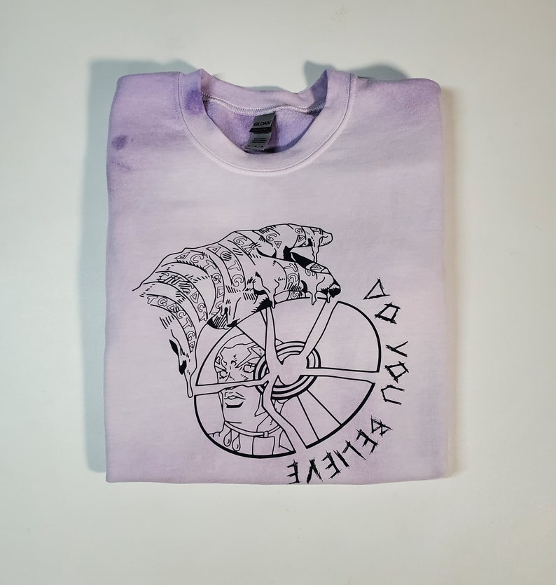 Pucci Gravity Made in Heaven Purple Bleach Wash Dyed Sweatshirt - Etsy