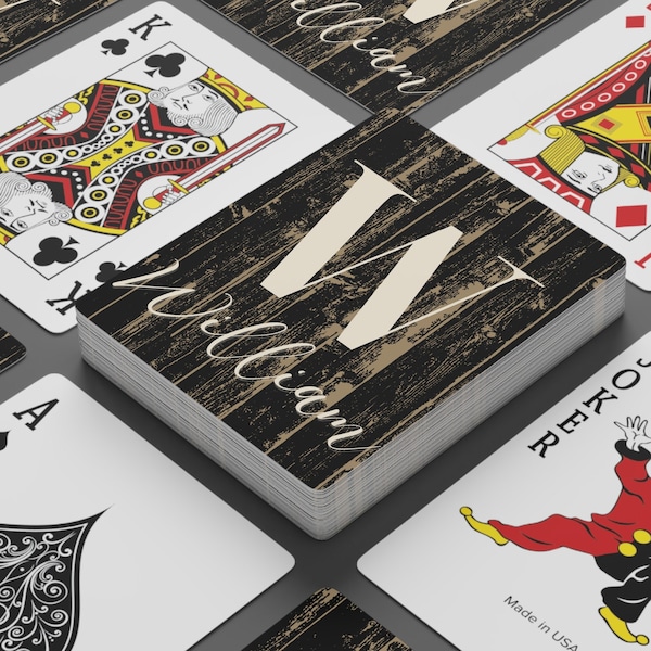 Personalized Deck of Cards - Etsy