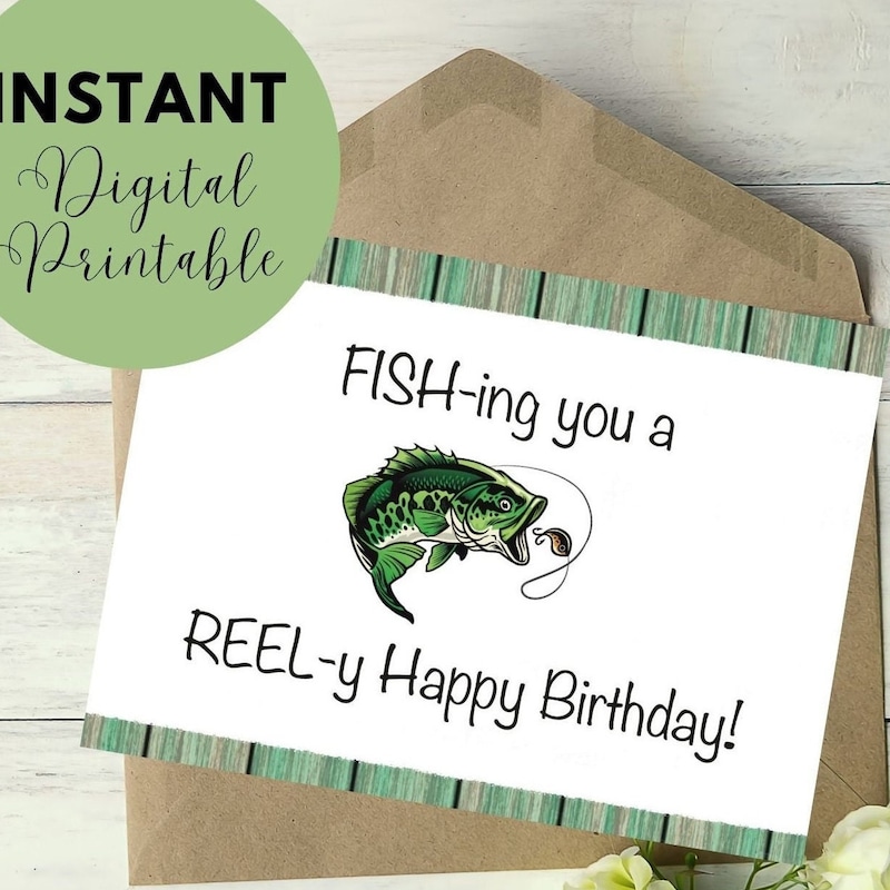 Son Card Fish - Etsy