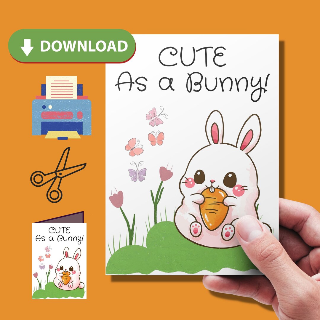Happy Easter Printable Greeting Card | Easter Printable Card | Happy ...