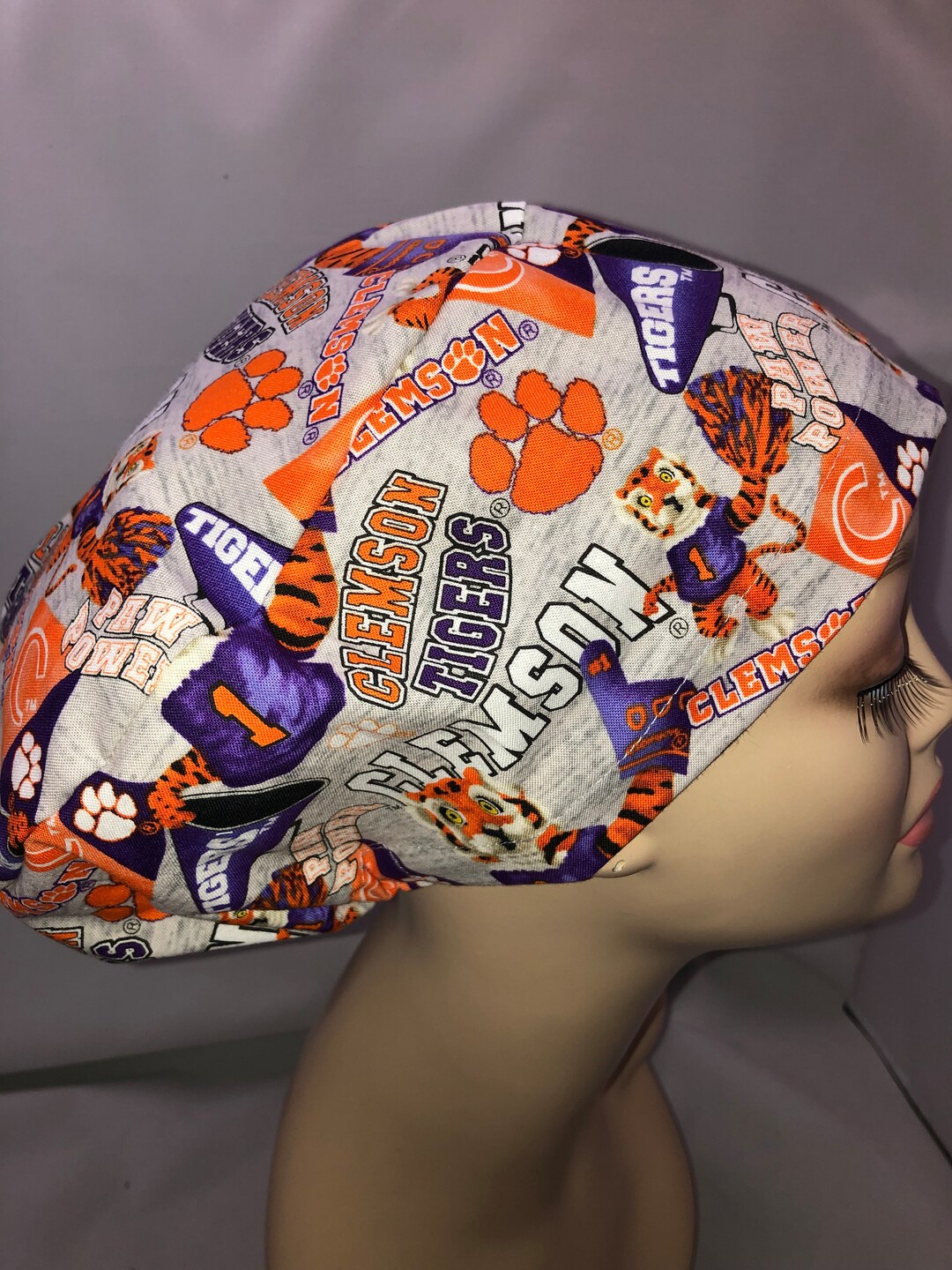 Euro Scrub Hat Clemson Toggle Adjustable CRNA CNOR Dr Chef - Etsy