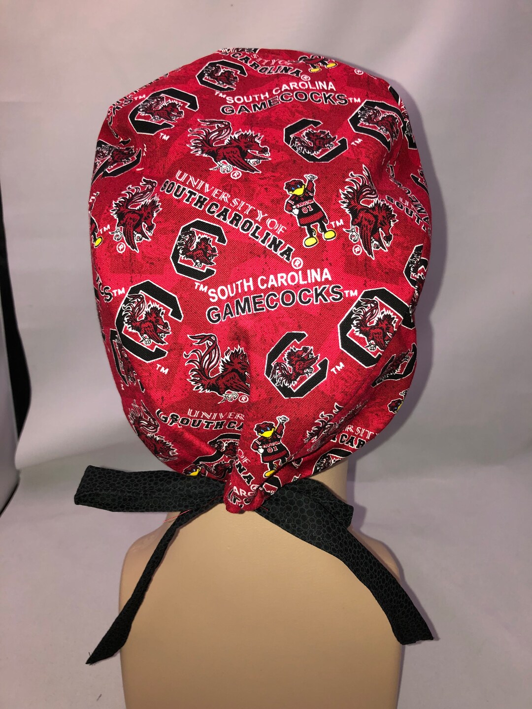 Tie Back Scrub Hat USC Gamecocks Adjustable CRNA CNOR Dr Scrub Cap ...