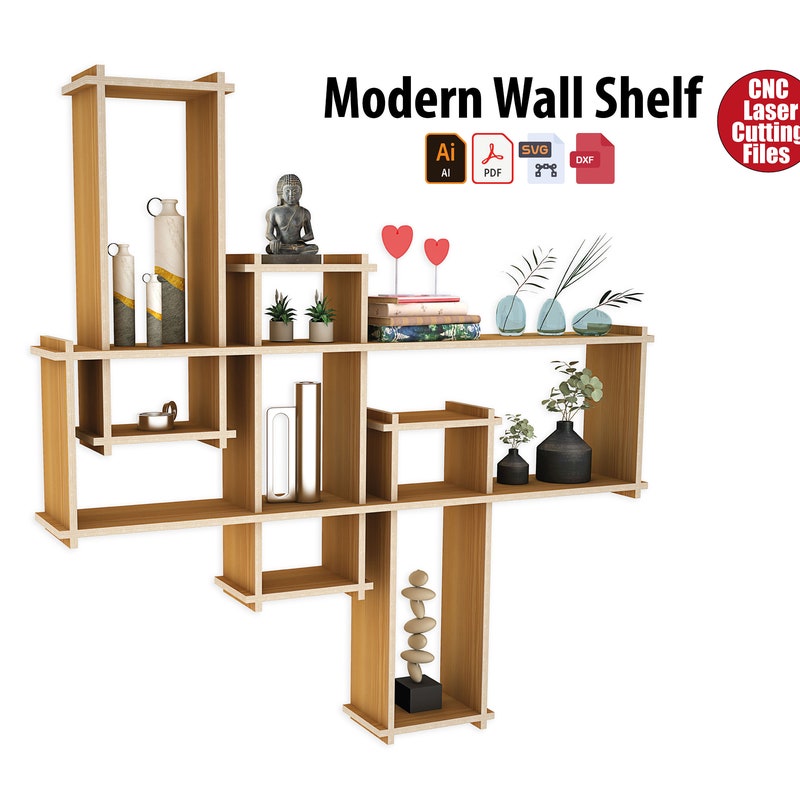 Modern Wall Shelf - Etsy