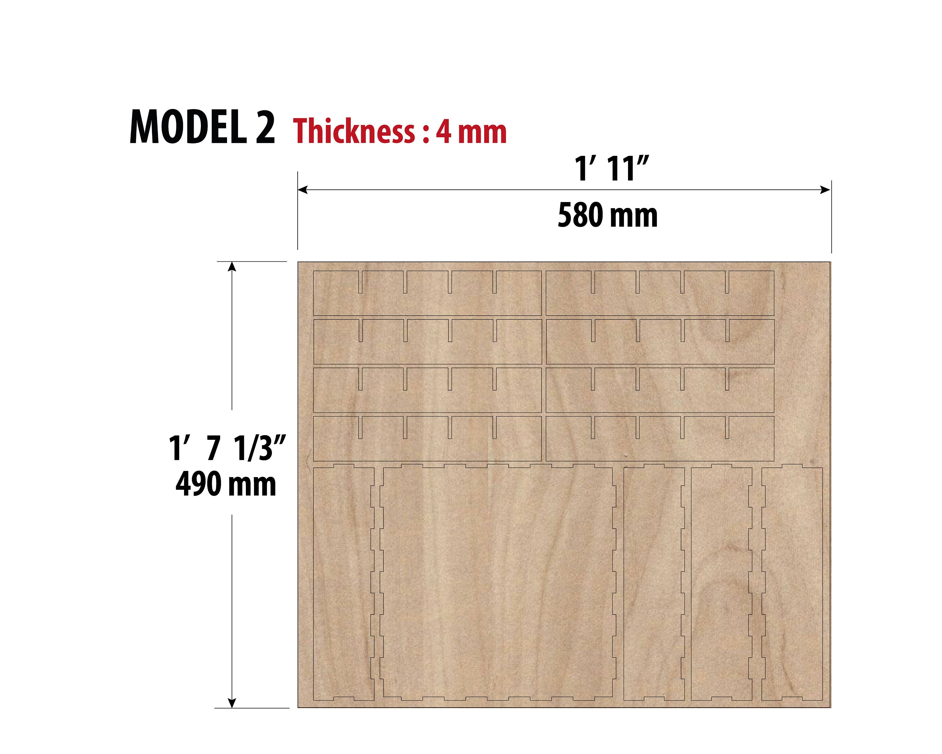 Box and Drawer Divider Organiser Laser Cutting File Svg, Cnc, for ...