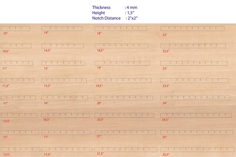 Drawer Divider or Box Organiser Laser Cutting File Svg Cnc - Etsy
