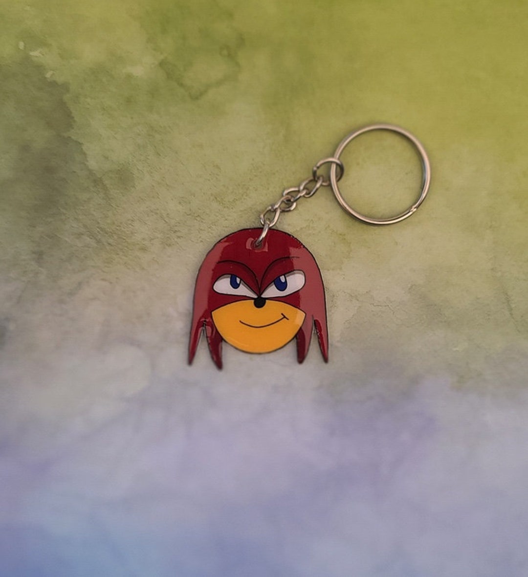 Knuckles Plastic Keychain - Etsy