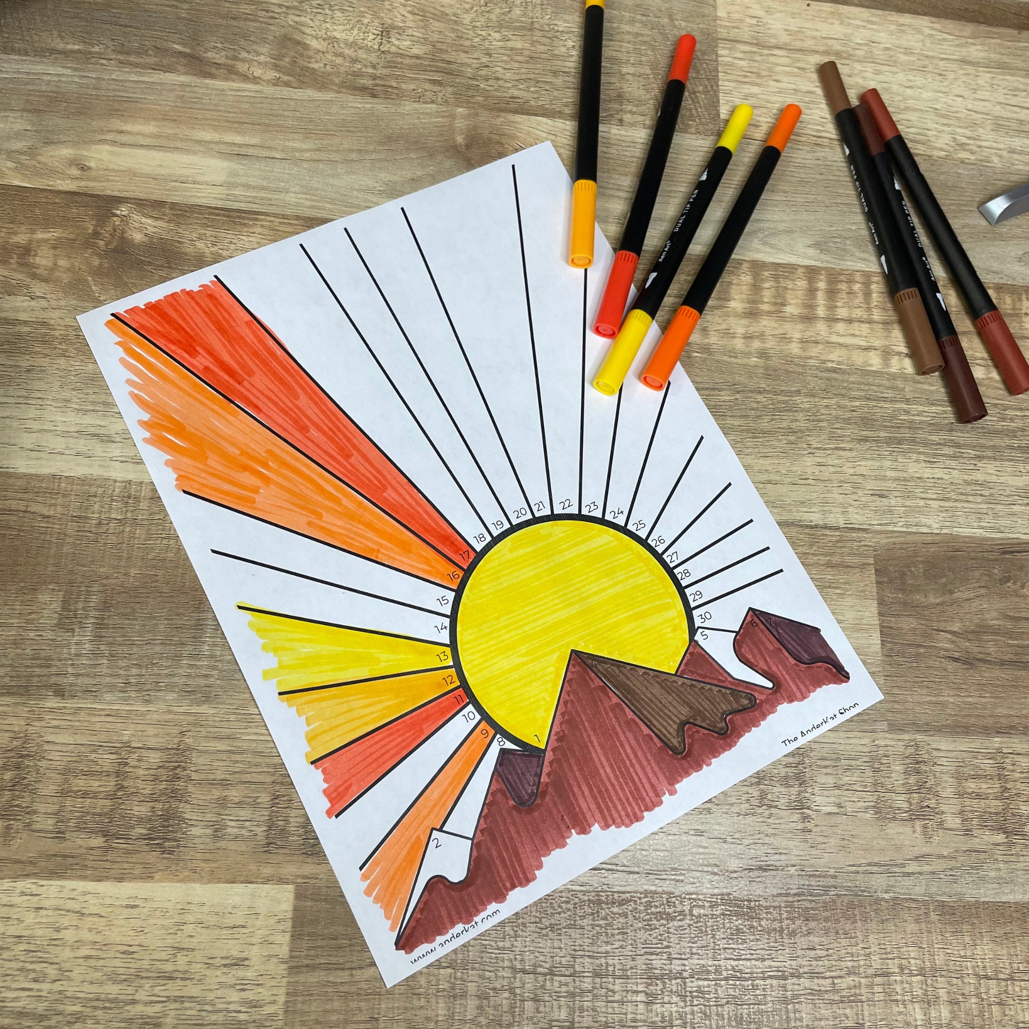 BUJO Tracker, Mountain Bullet Journal Page, Mountain BUJO Tracker, PDF ...