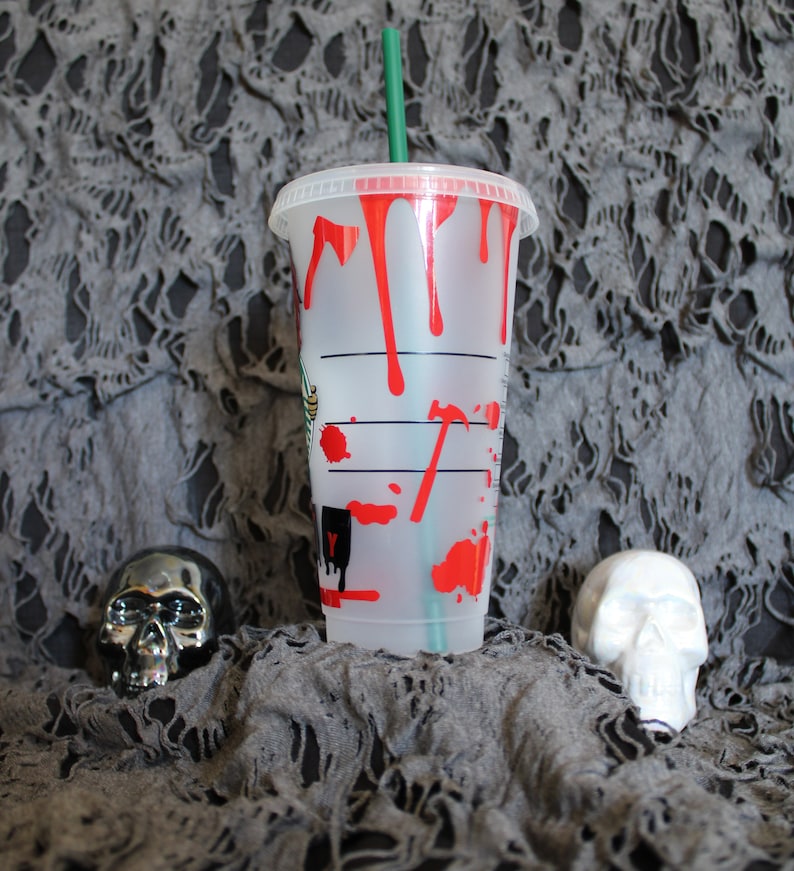 Chucky Cup | Halloween Starbucks Cup | Horror Starbucks Cup | Chucky ...
