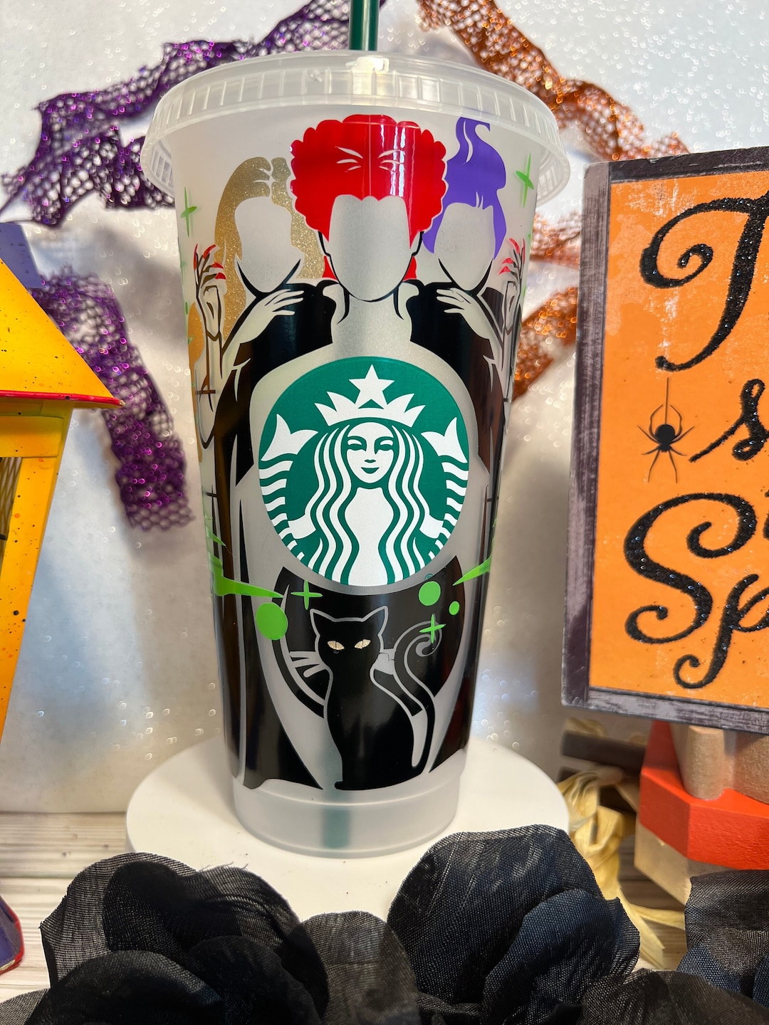 Hocus Pocus Starbucks Cup | Halloween Starbucks Cup | Hocus Pocus Cold ...