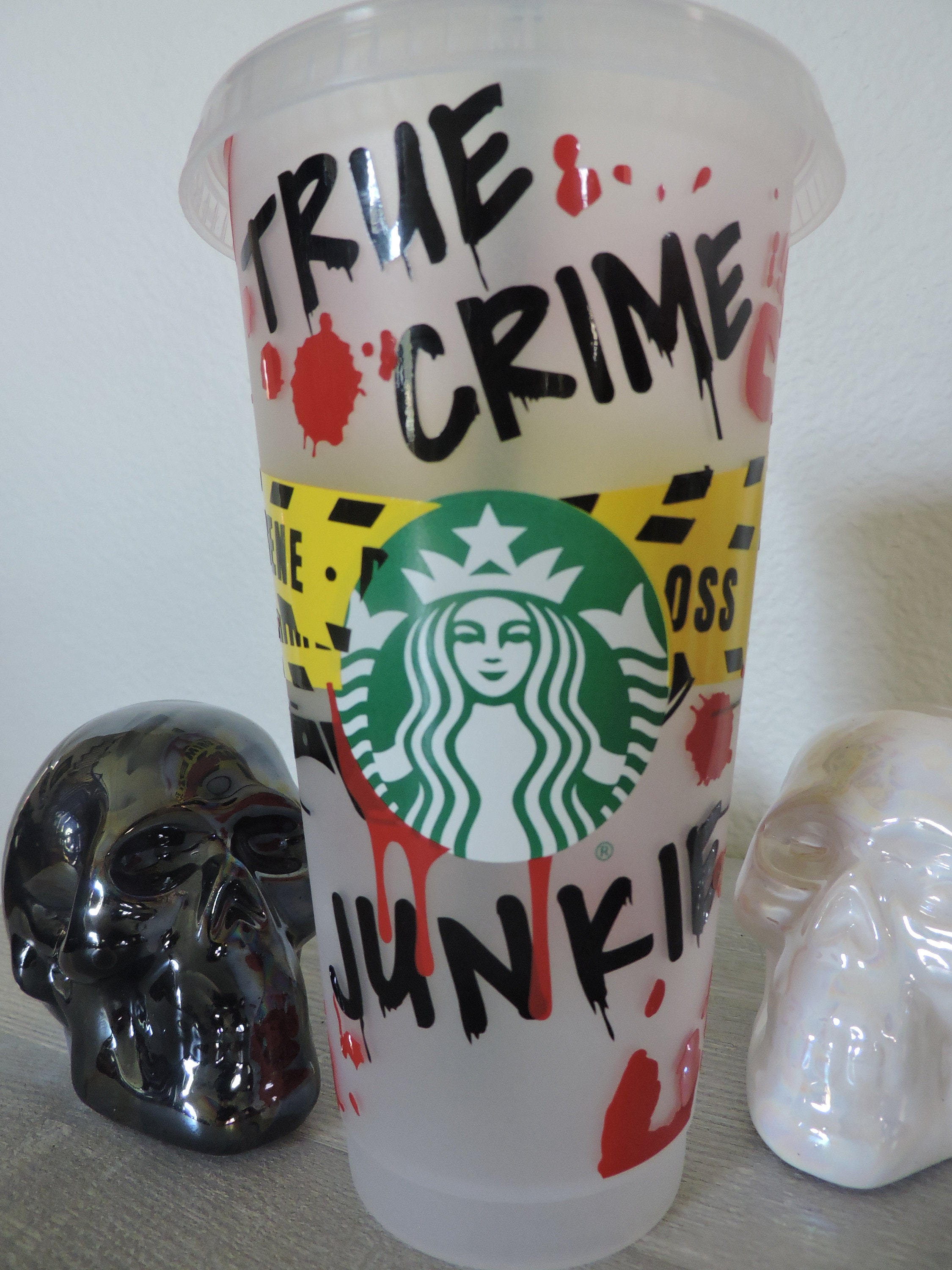 True Crime Junkie Coffee Cup True Crime Starbucks Cup True Crime Show ...