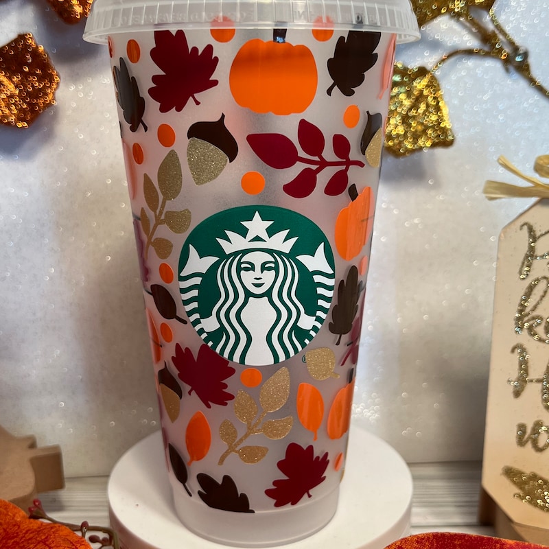 Fall Starbucks Cups - Etsy