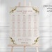 Disneyworld Castle Wedding Seating Chart Template, Be Our Guest ...