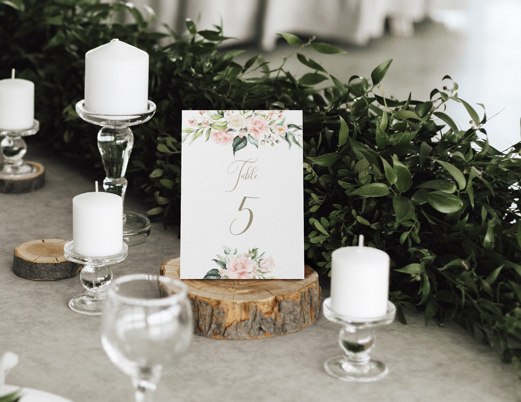 Sage Green and Pink Blush Wedding Bundle Printable Wedding - Etsy