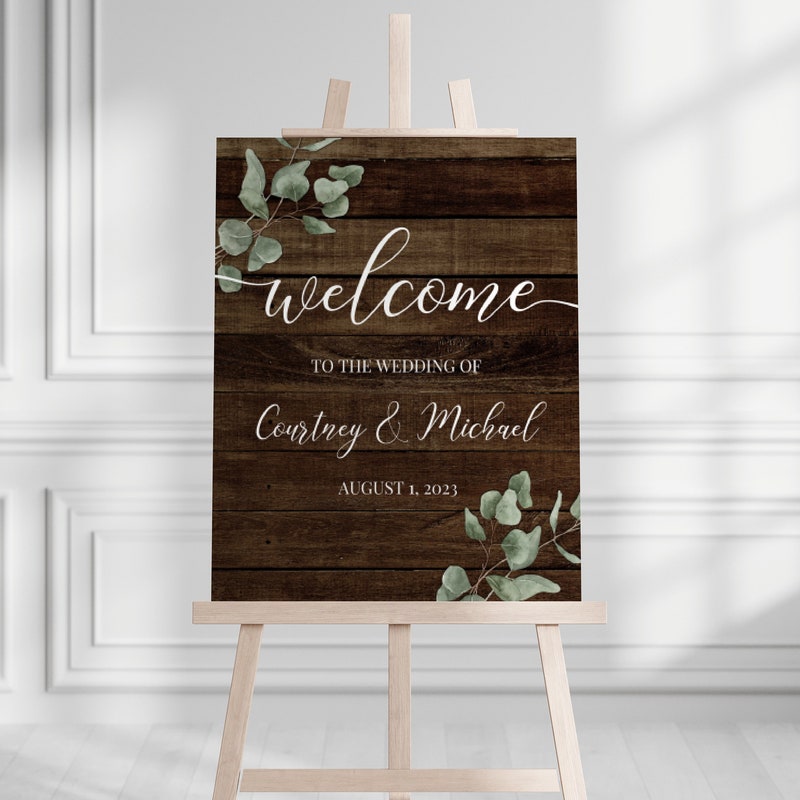 Rustic Welcome Sign - Etsy