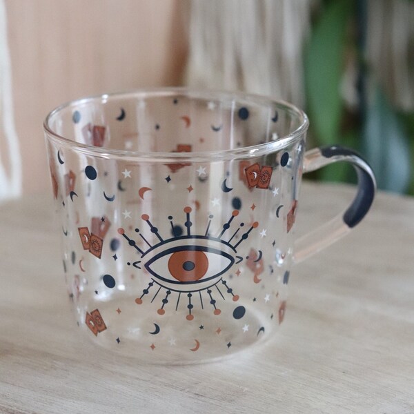 Evil Eye Glass Mugs - Etsy