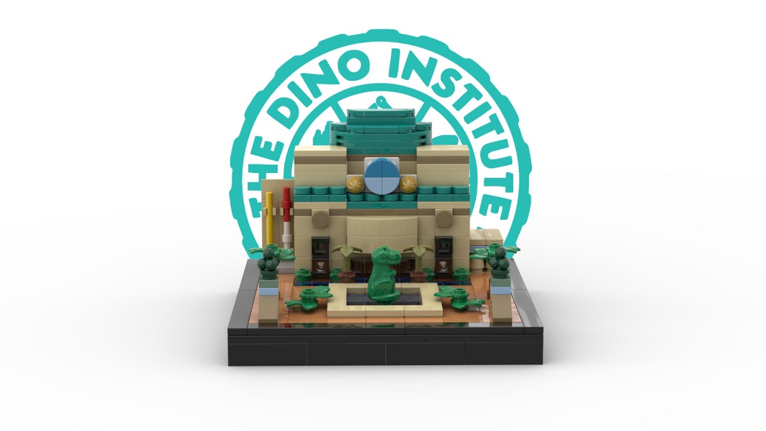 The Dino Institute | Animal Kingdom Building Block Model Kit - Etsy
