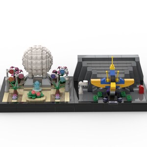 Spaceship Earth | Modular EPCOT Pavilion Building Block Model Kit - Etsy