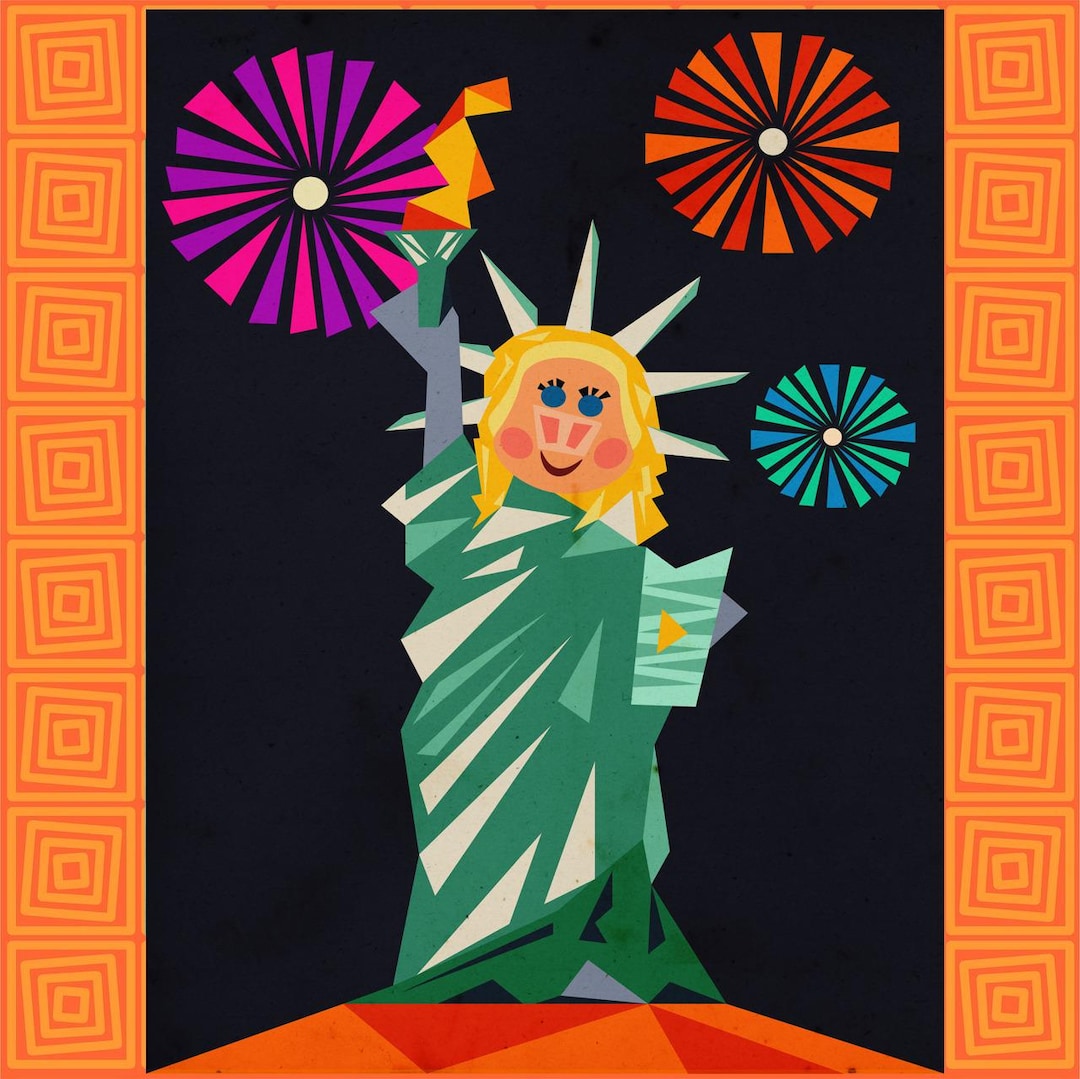 A Very Mary Blair-y Lady Liberty Piggy | the Muppets Muppet*vision 3D ...