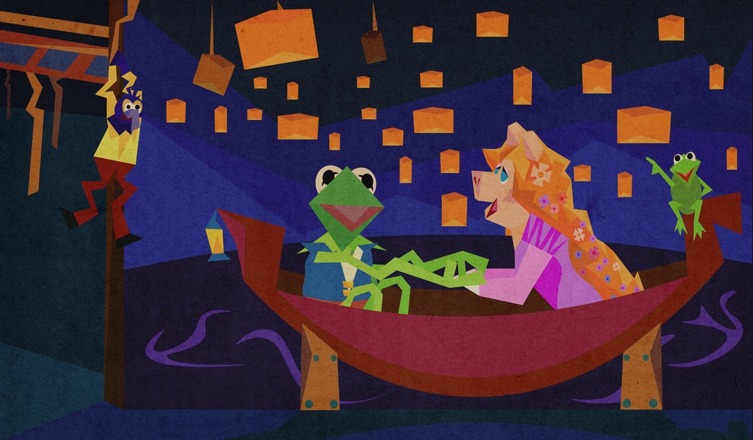 It's Like the Frog Has Lifted | the Muppets Tangled Vintage Art Print ...