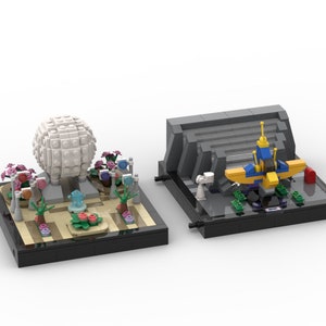 Spaceship Earth | Modular EPCOT Pavilion Building Block Model Kit - Etsy