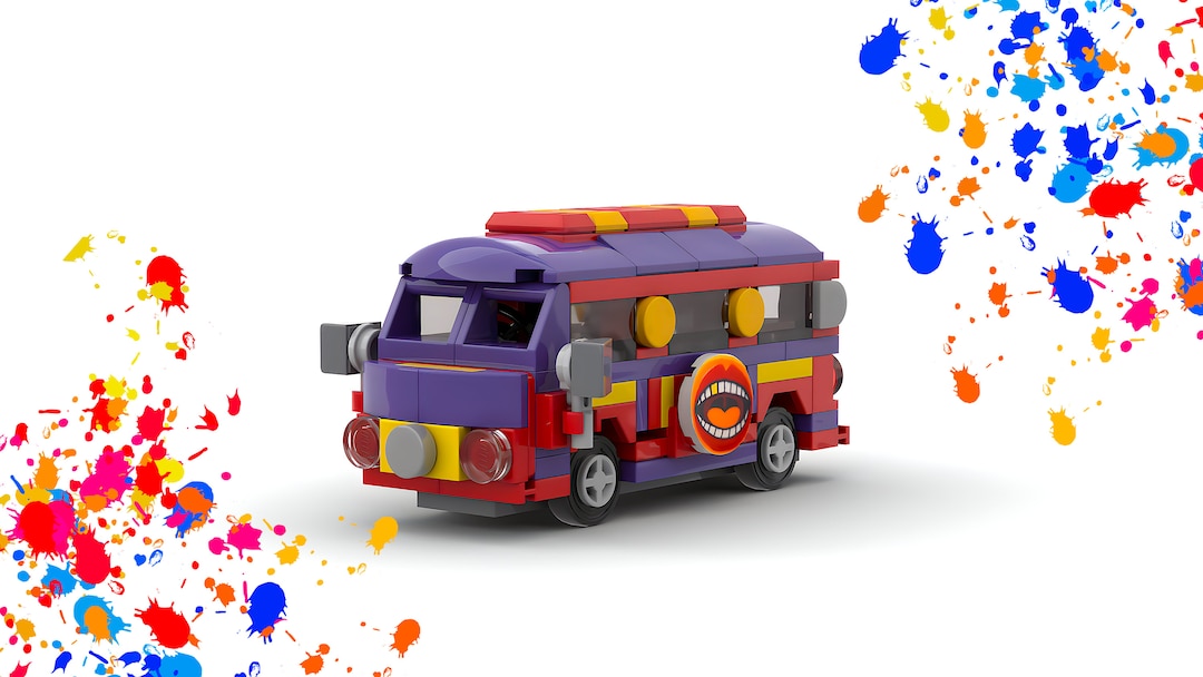 The Electric Mayhem Van | Muppets Mayhem Building Block Model Kit - Etsy