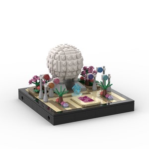 Spaceship Earth | Modular EPCOT Pavilion Building Block Model Kit - Etsy