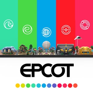 Spaceship Earth | Modular EPCOT Pavilion Building Block Model Kit - Etsy