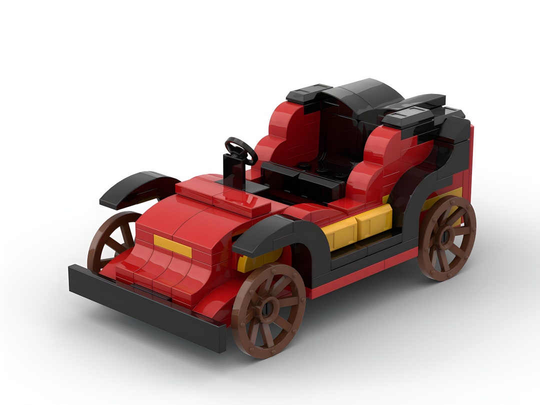 Mr. Toad's Wild Ride Motorcar | Disneyland Building Block Model Kit - Etsy