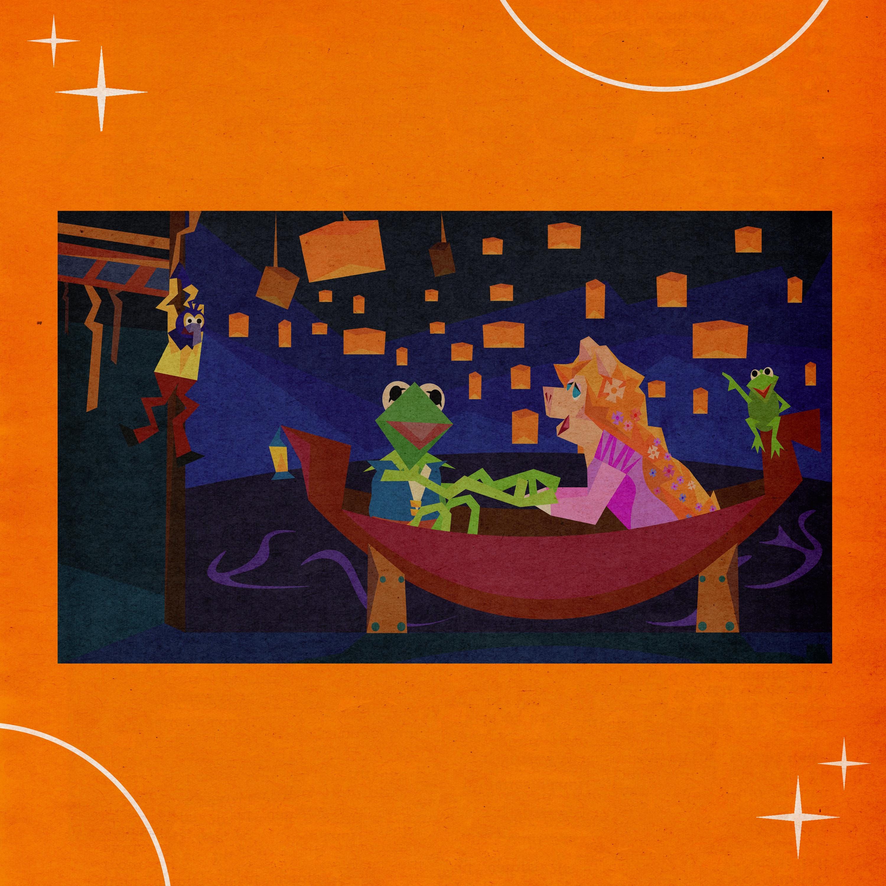 It's Like the Frog Has Lifted | the Muppets Tangled Illustrated Vintage ...