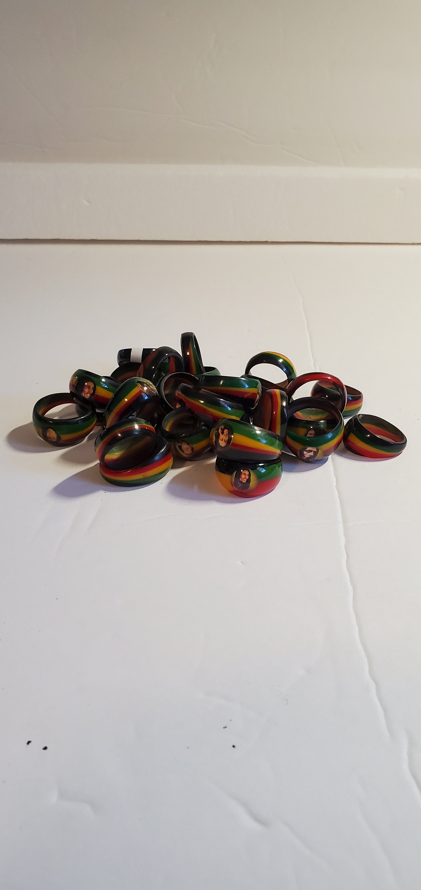 Rasta Rings Muti Color - Etsy