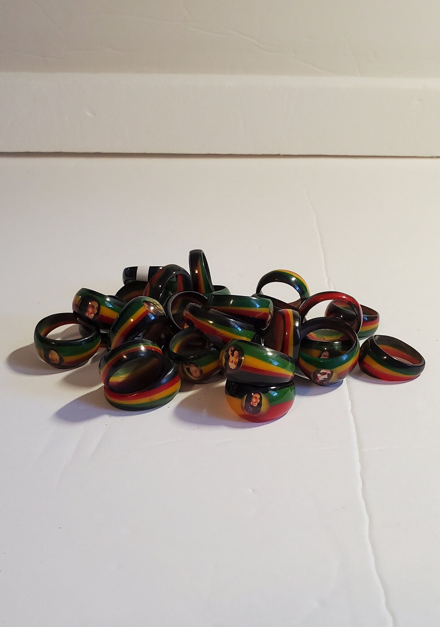 Rasta Rings Muti Color - Etsy