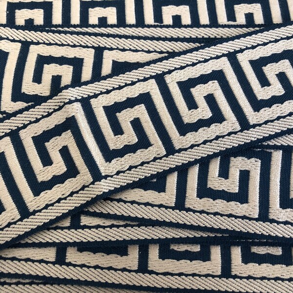 Blue Greek Key - Etsy