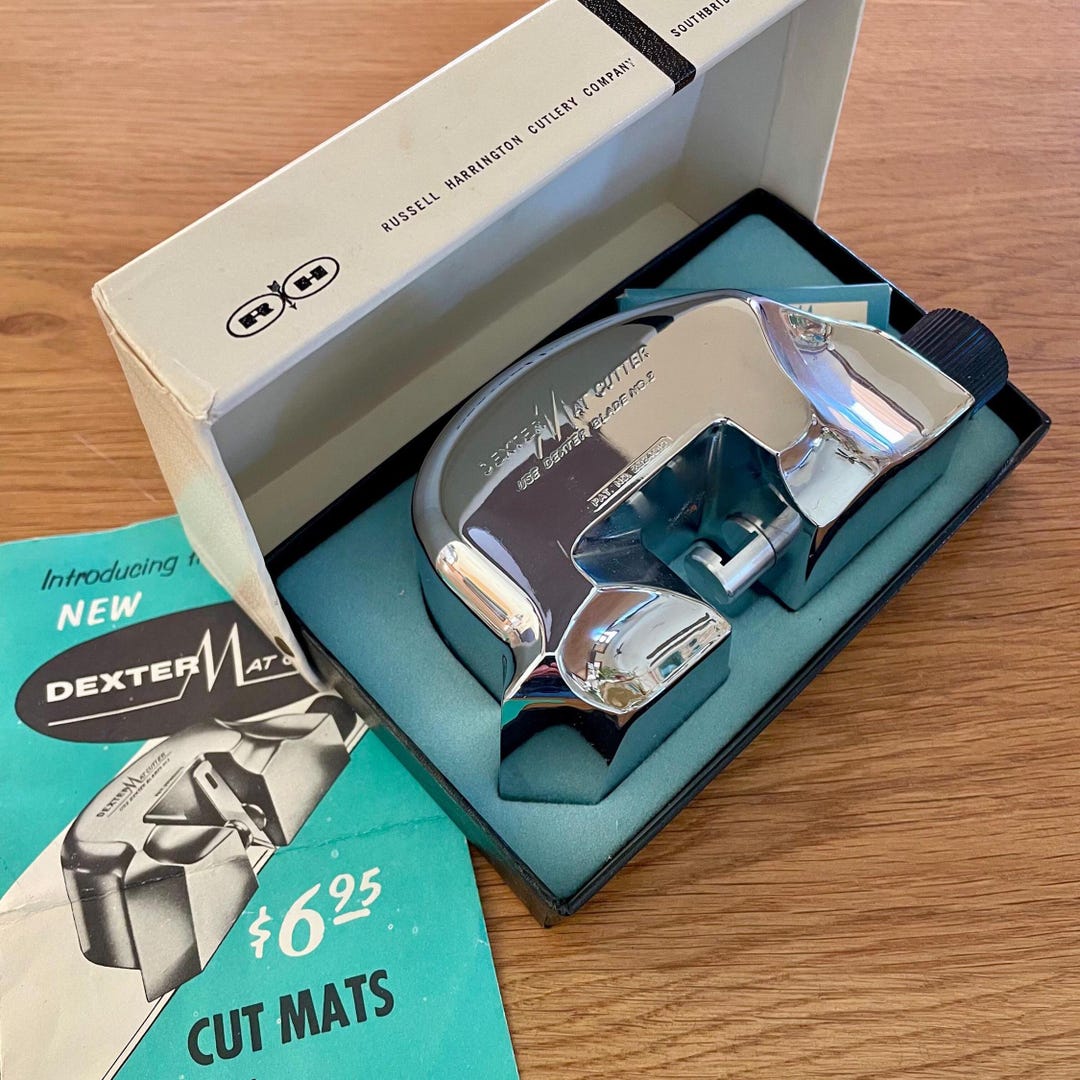 Vintage Dexter Mat Cutter Russell Harrington Cutlery Inc. Southbridge ...