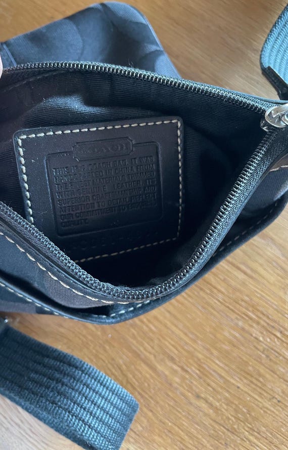 Vintage Coach Legacy Slim Signature Black Canvas/Leat… - Gem