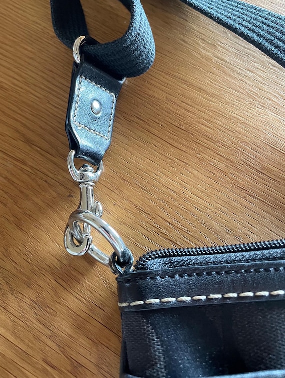 Vintage Coach Legacy Slim Signature Black Canvas/Leat… - Gem